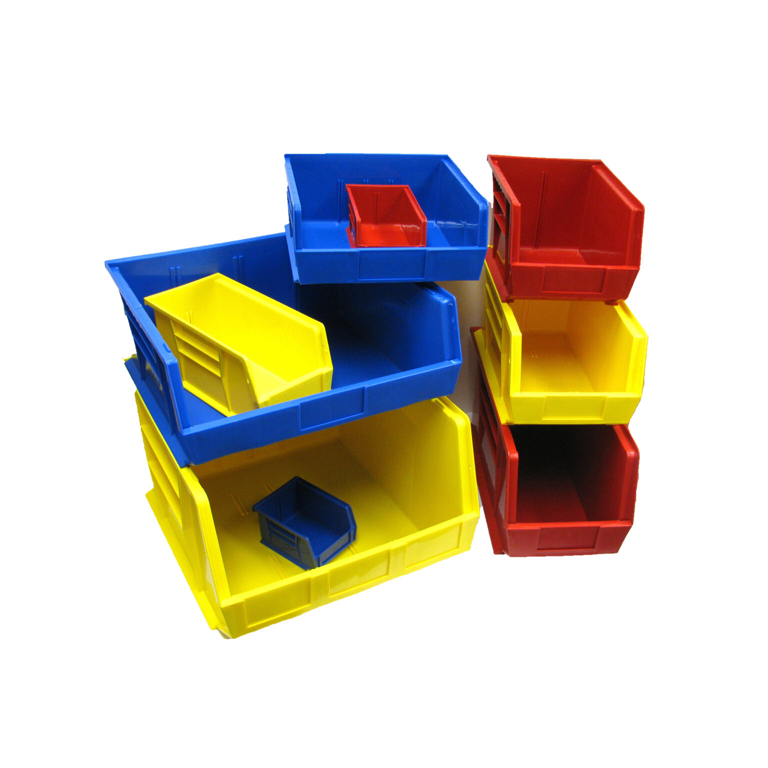 Open Front Bins - Stackable Bins - Healthmark Industries