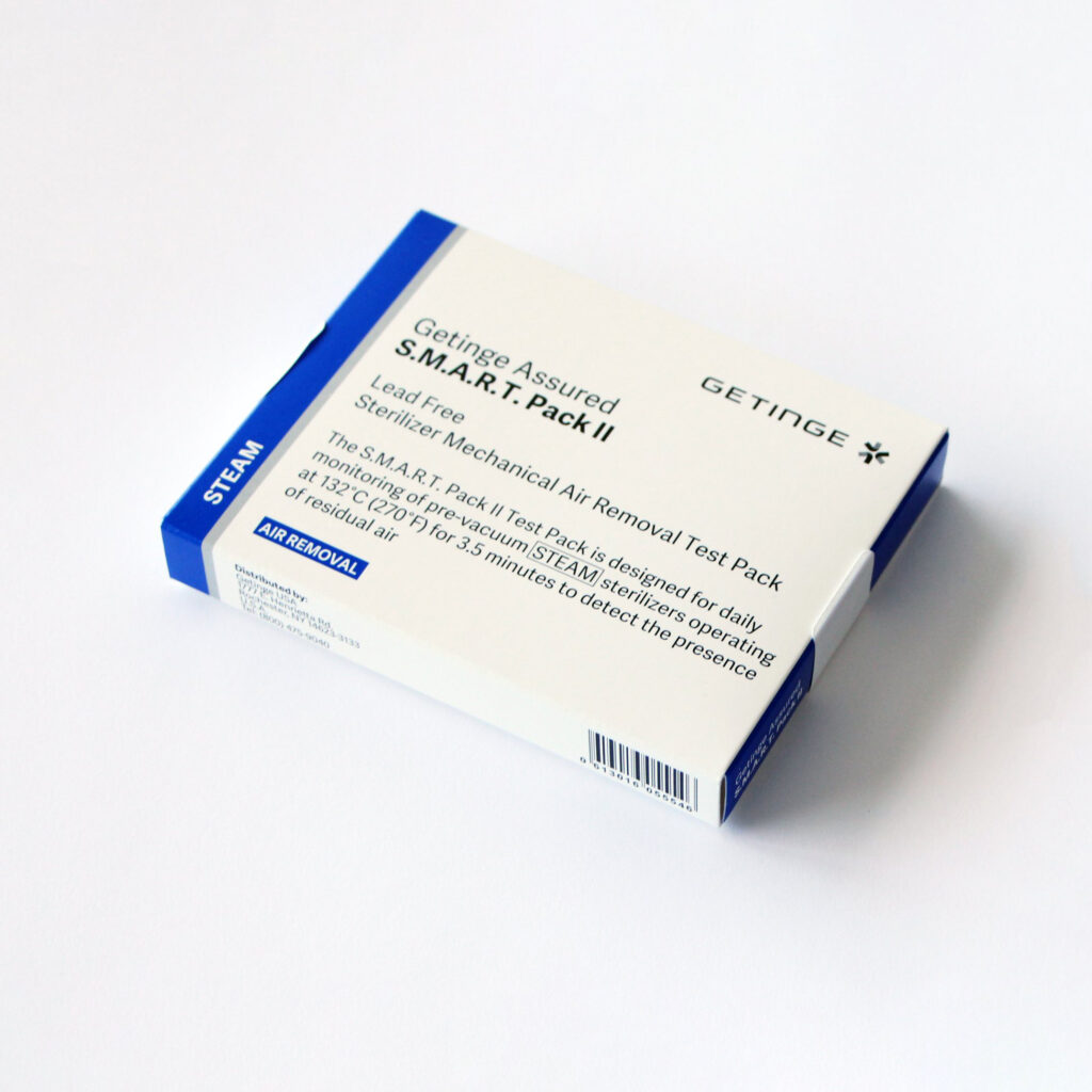 Sterilization Products - Getinge Assured S.M.A.R.T. Pack II Test Pack ...